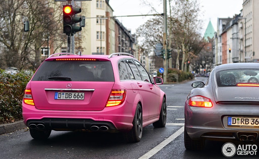 Mercedes-Benz C63T AMG Pink | BENZTUNING