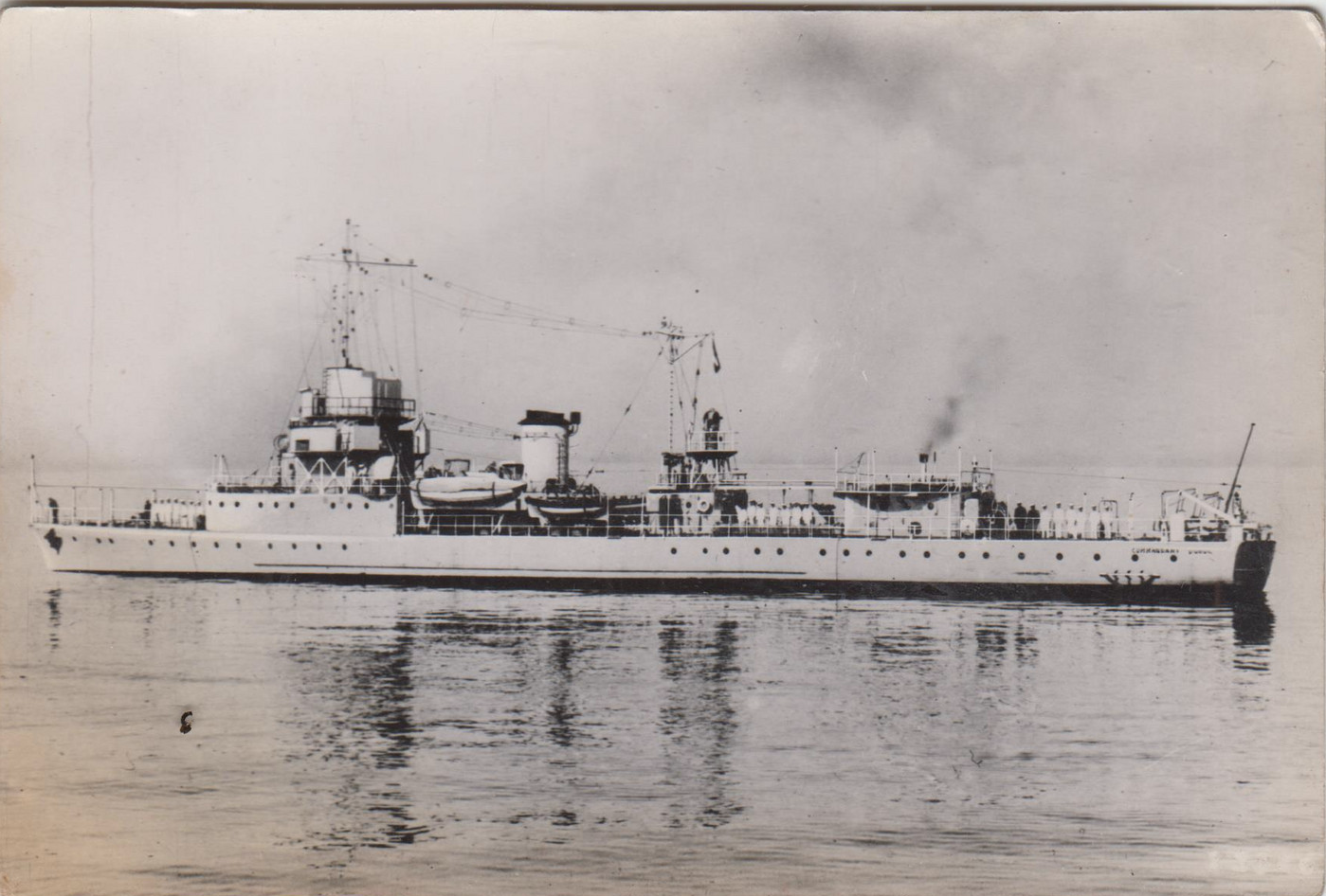 La Marcophilie Navale Envelopmer: Commandant Duboc dragueur aviso ...