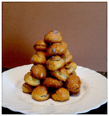 Mezza tazza di tè: Mini croquembouche con namelaka al cioccolato ...