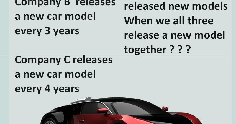 Brain teasers and puzzles: A math puzzle with new car models