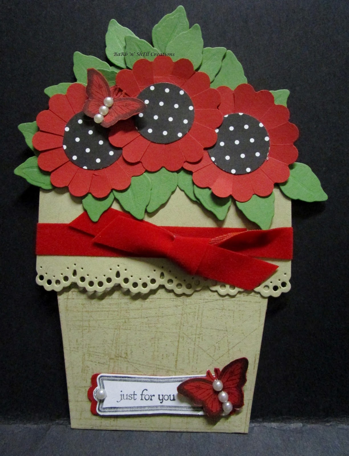 BaRb'n'ShEll Creations: Flower Pot Cards... 2 of 3...