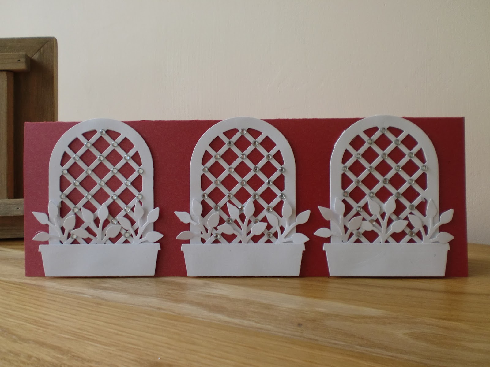 Sarah Wright Designs - Welcome to My Little World: Wall Trellis card