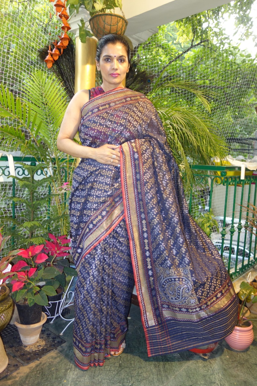 Sohum Sutras: Neelambari Saree