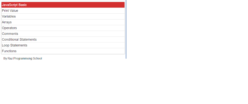 How to create a list group with css