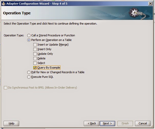 Dynamic where condition in DB Adapter - Query By Example Dynamic where condition in DB Adapter - Query By Example