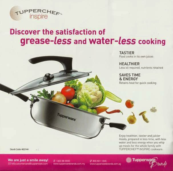 Za Tupperware Malaysia : Promosi Inspire Cookware Collection