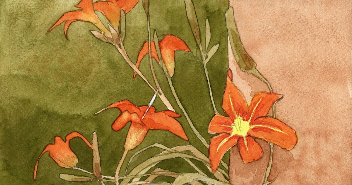 Michael's Scroll: Tiger lilies / Les lis tigrés Michael's Scroll: Tiger lilies / Les lis tigrés