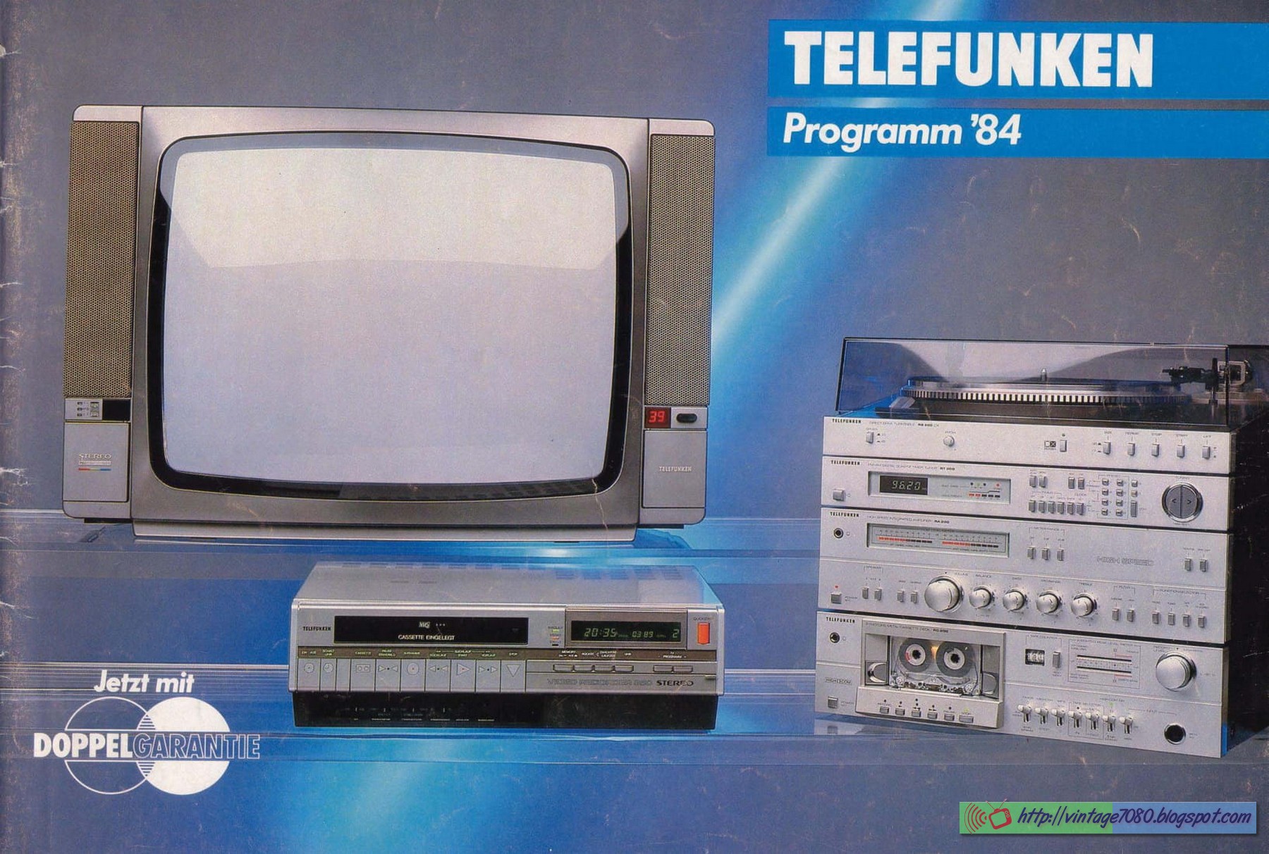 Vintage 70 80: Telefunken 17 - Catálogo Telefunken 1984
