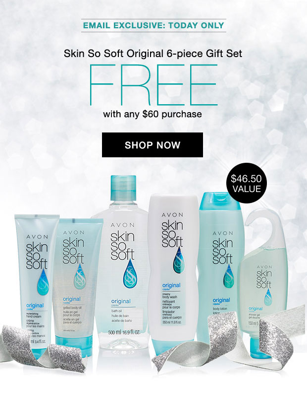 The New Avon Catalog: Avon Catalog ~ Original Skin So Soft 6-piece set ...