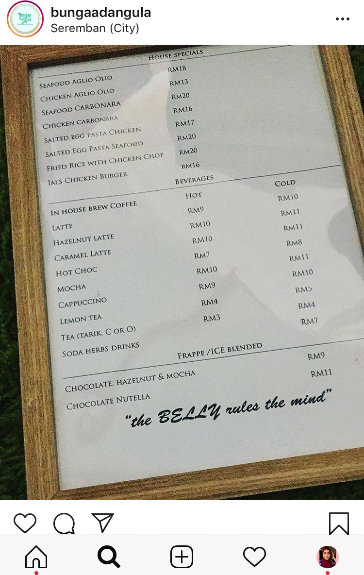 Trying Out Salted Egg Pasta and Other Things at Bungaa dan Gula Cafe ...