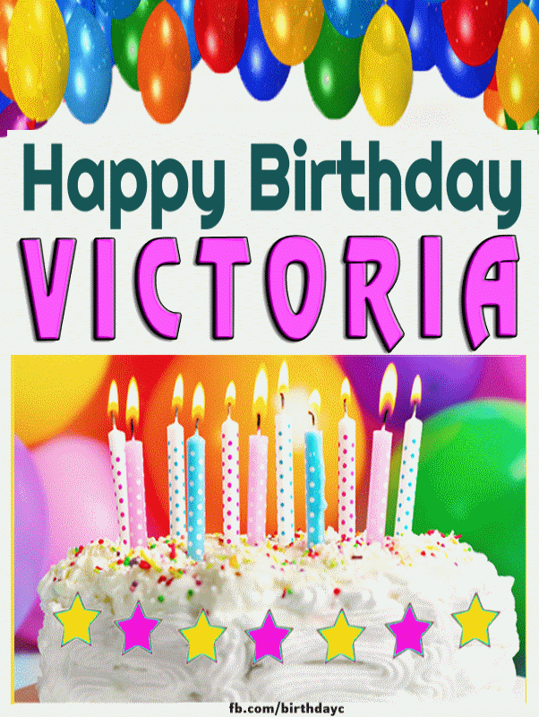 Happy Birthday VICTORIA images gif - HBDAY.ART