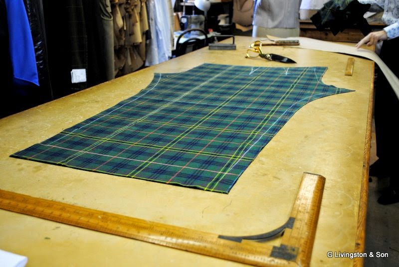 Scottish Bespoke Tailoring: Military cut trews without side seam