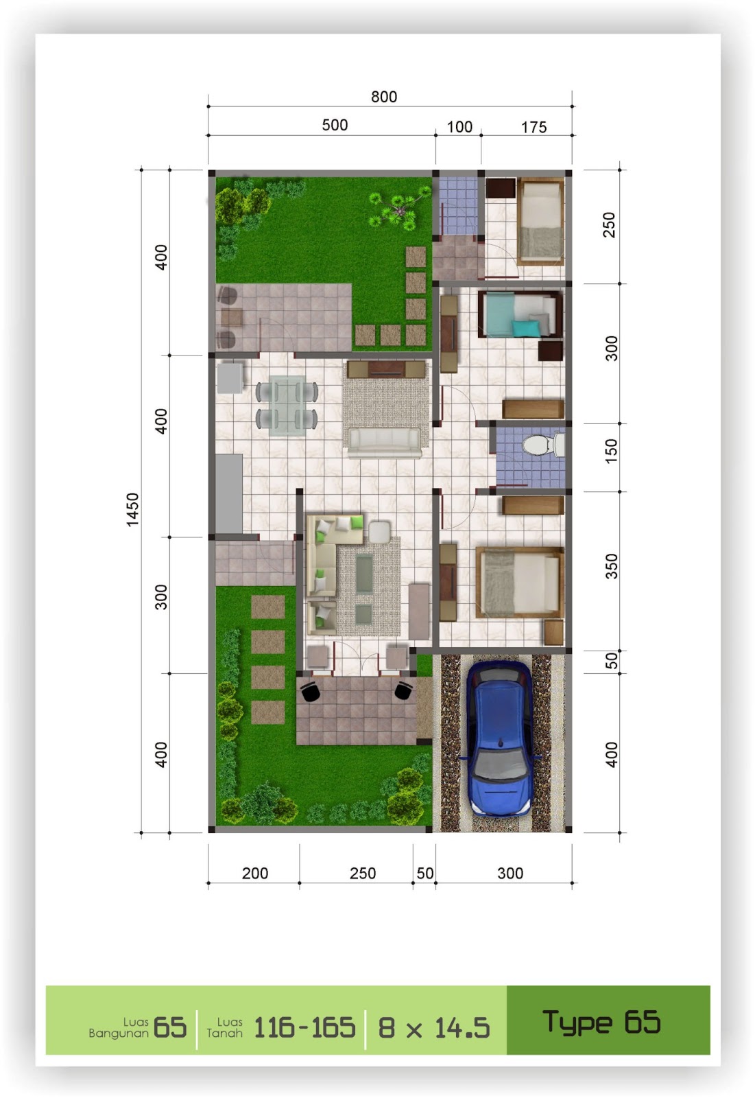 Perumahan Murni Indah: Tipe Rumah