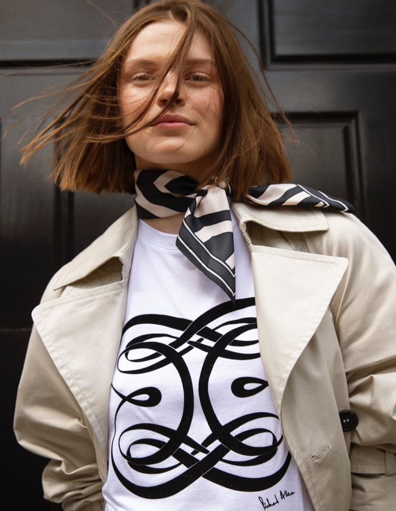 Richard Allan x H&M 2019 Campaign featuring Cara Taylor