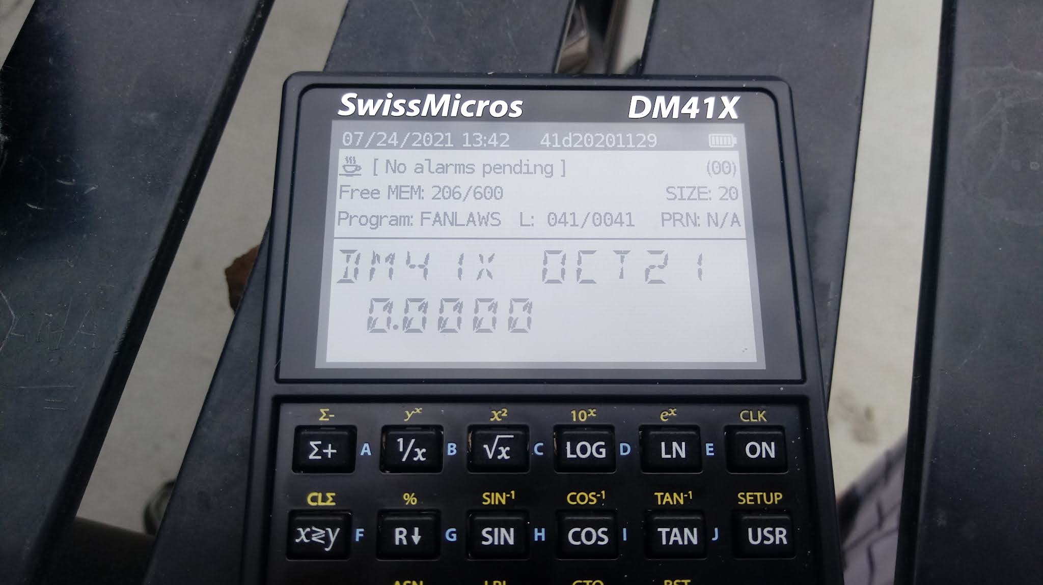 Eddie's Math and Calculator Blog: Swiss Micros DM41X: Applications