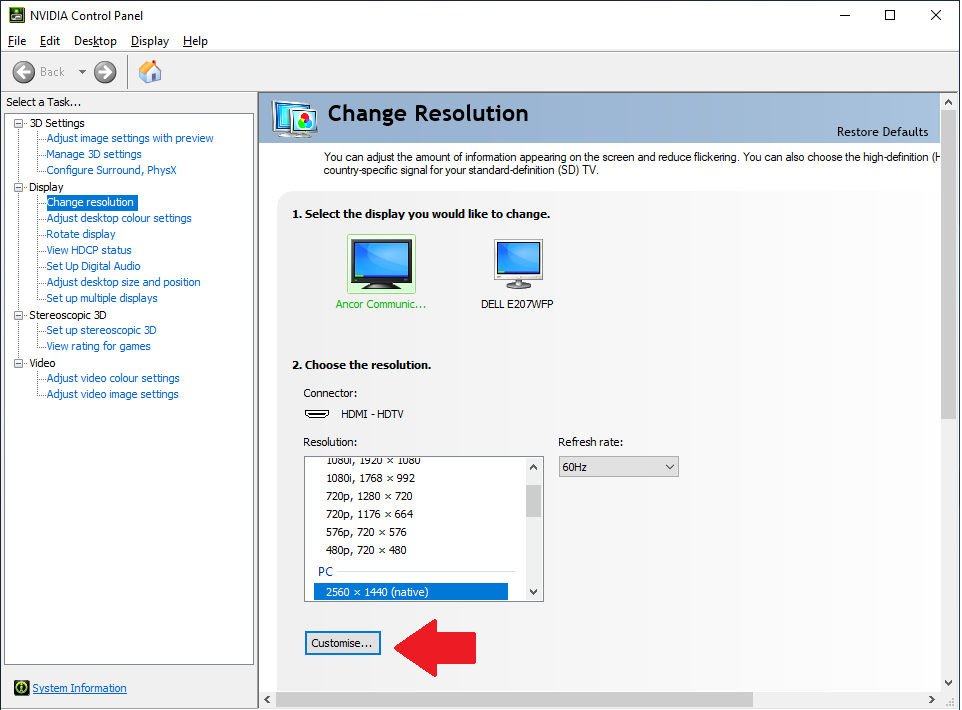The Megalomaniac Bore: Monitor Stuck in Interlaced Mode?