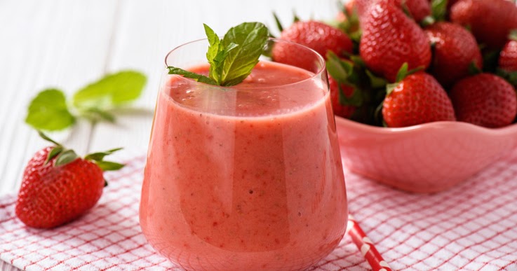 Batido De Fresa y Jengibre Para Bajar De Peso y Quemar Grasa.