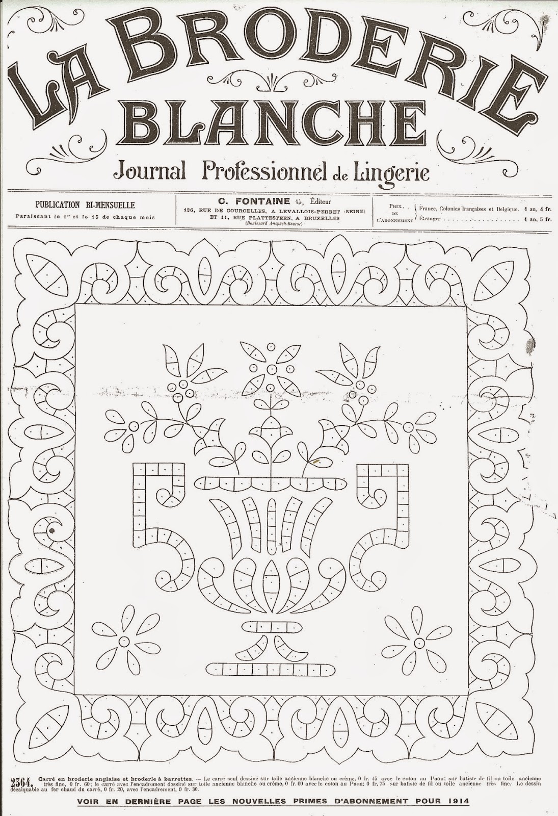 Des modes & ...: Et de cent! Et des magazines de broderies en prime