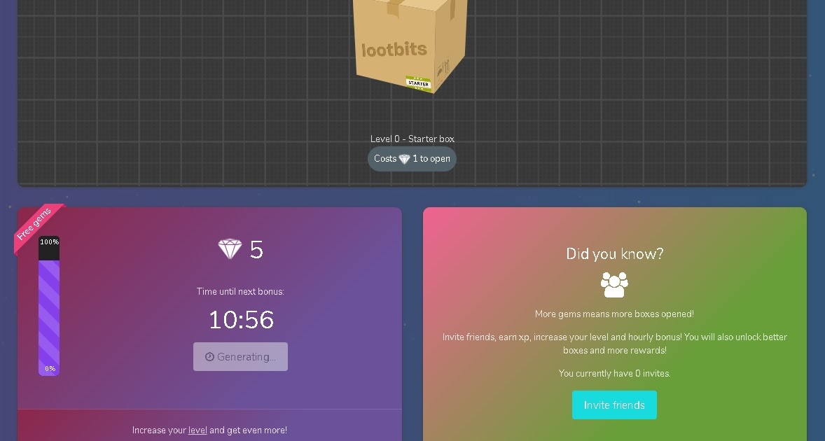 Lootsbit io: Gem Test