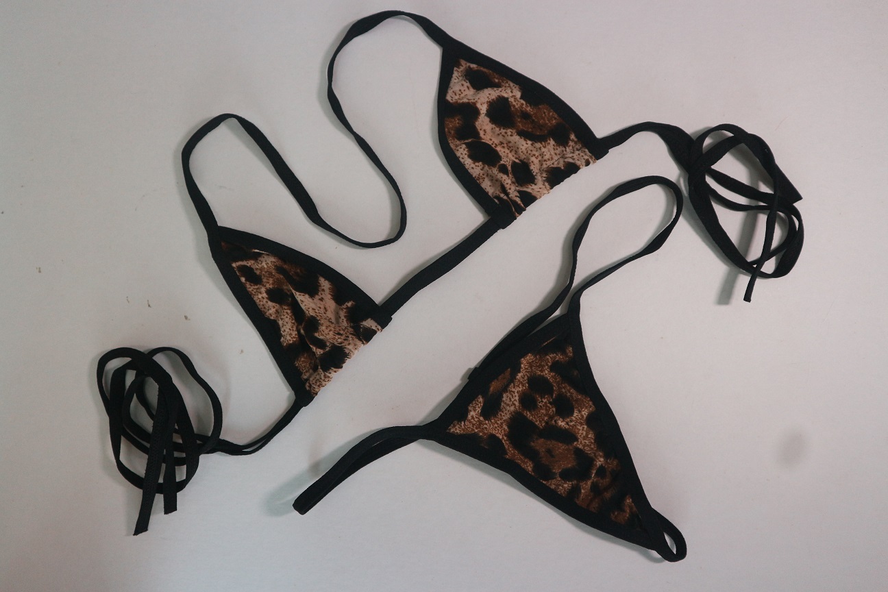 Fashion Care 2u L1716 Sexy Leopard Mini Bra Set