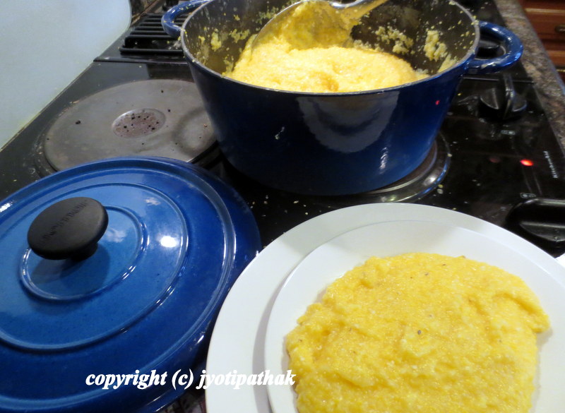 Taste of Nepal: Nepali Dhindo - ढिडोँ - (Cornmeal Porridge)