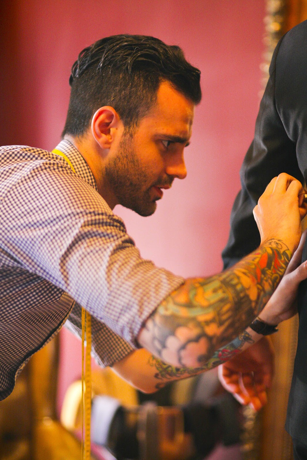 Street Gazing: The art of tailoring... Aaron Pierce of Commonwealth Proper.