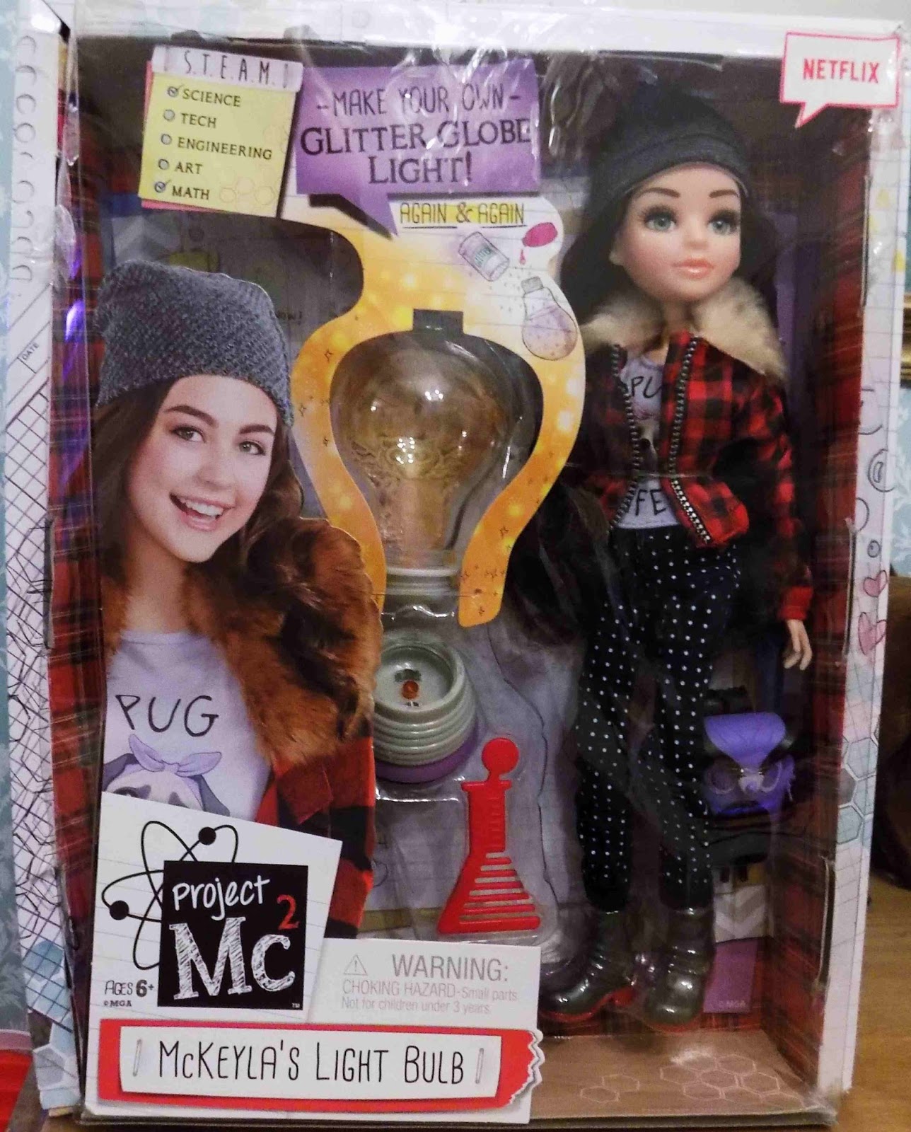 Madhouse Family Reviews: Project Mc2 McKeyla's Light Bulb Doll review