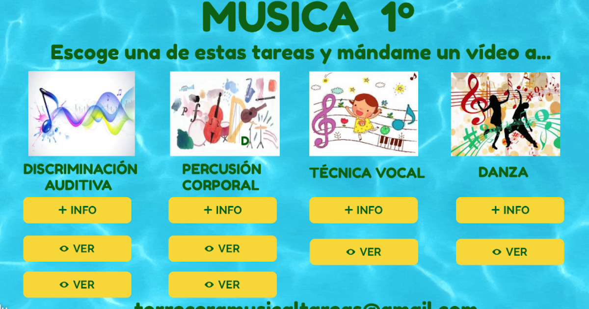 Torrecera Musical: Tareas de Música Final de Curso (18/5 al 14/6)