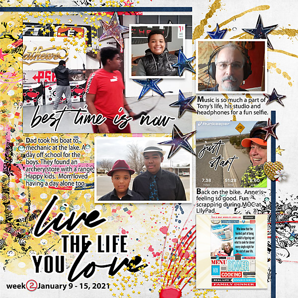 Life Recorded Templates 2 / Scrapping with Liz