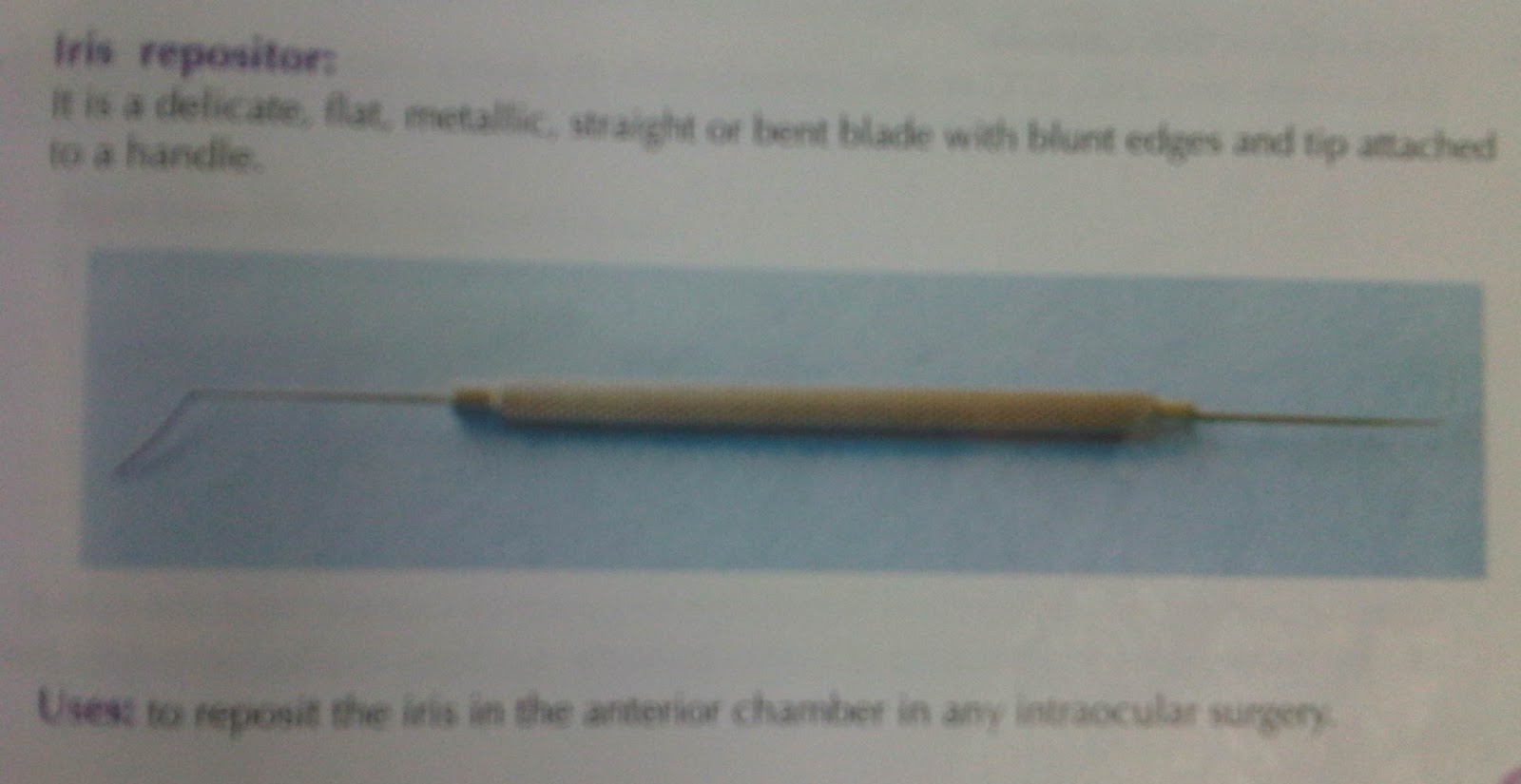 OSPE Papers: Eye instrument pics