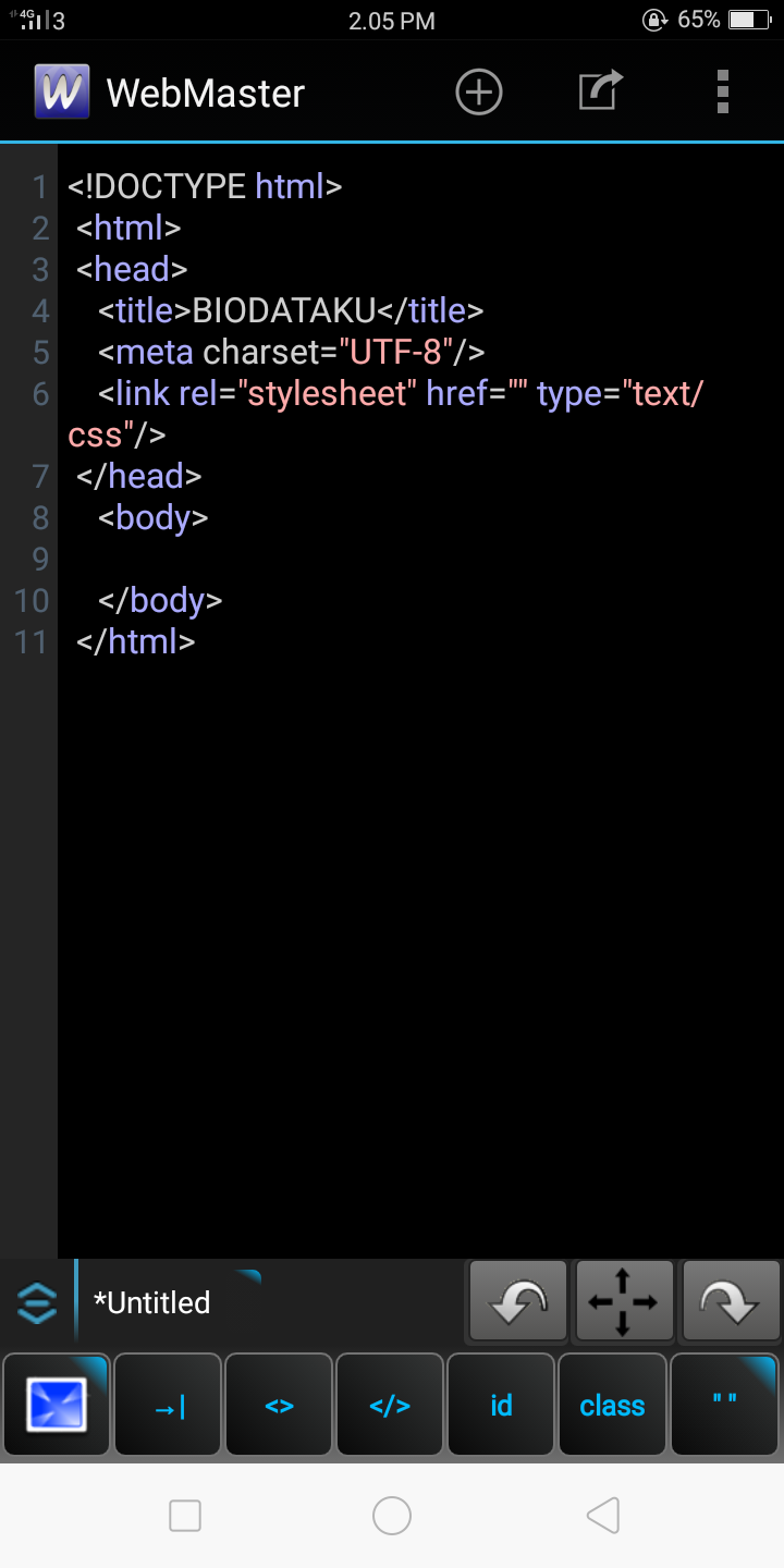 MEMBUAT BIODATA SEDERHANA KEREN MENGGUNAKAN HTML Muevantank