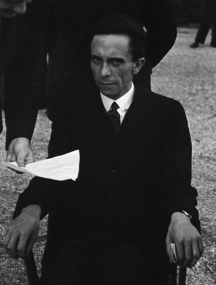 Eyes of Hate: Joseph Goebbels Scowling at Photographer Alfred ...