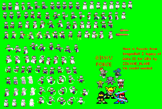 Dragon Ball z Sprites