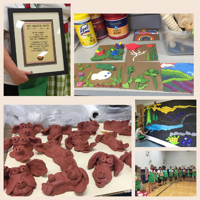 Cassie Stephens: Art Scouts, Tennessee Camp 2016