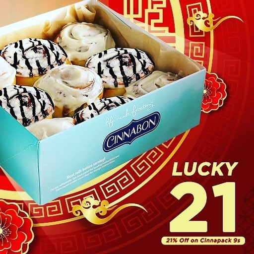 Manila Shopper: Cinnabon Chinese New Year Promo
