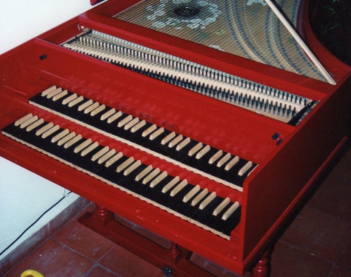 Alejandro Vélez: Teclados de Clavecines. (Madera ébano con maple ...