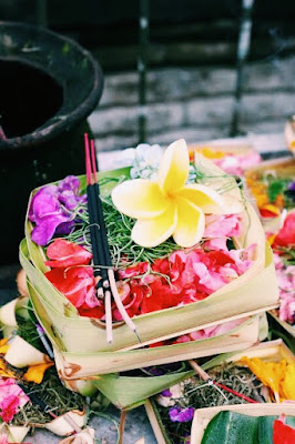 Les offrandes à Bali