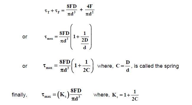 INDUSTRIAL ENGINEERING: Design of Springs