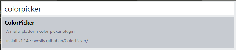 Color Picker in Sublime Text 3