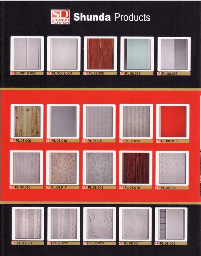 Shunda Plafon PVC: MOTIF DAN WARNA SHUNDA PLAFON TERBARU