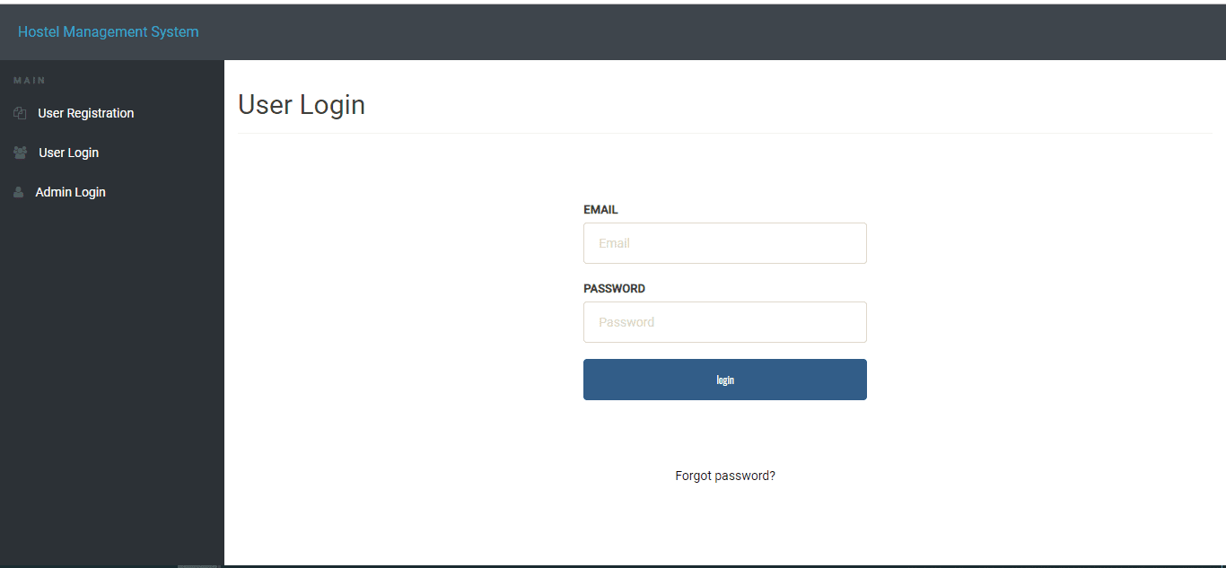 Hostel Management System Using Php With Source Code Source Code Images