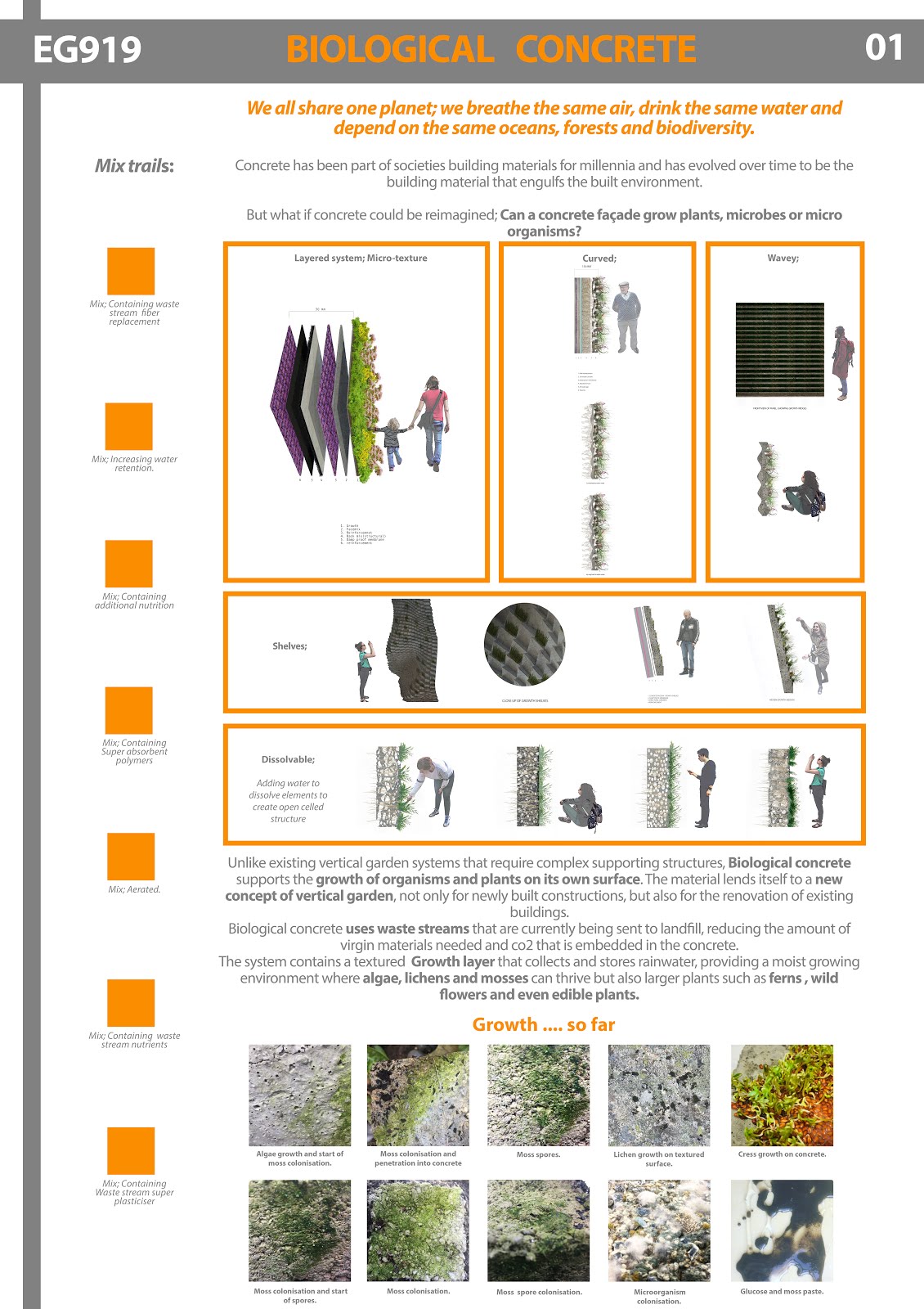 The Concrete competition ...........Biological concrete | Materials Liz