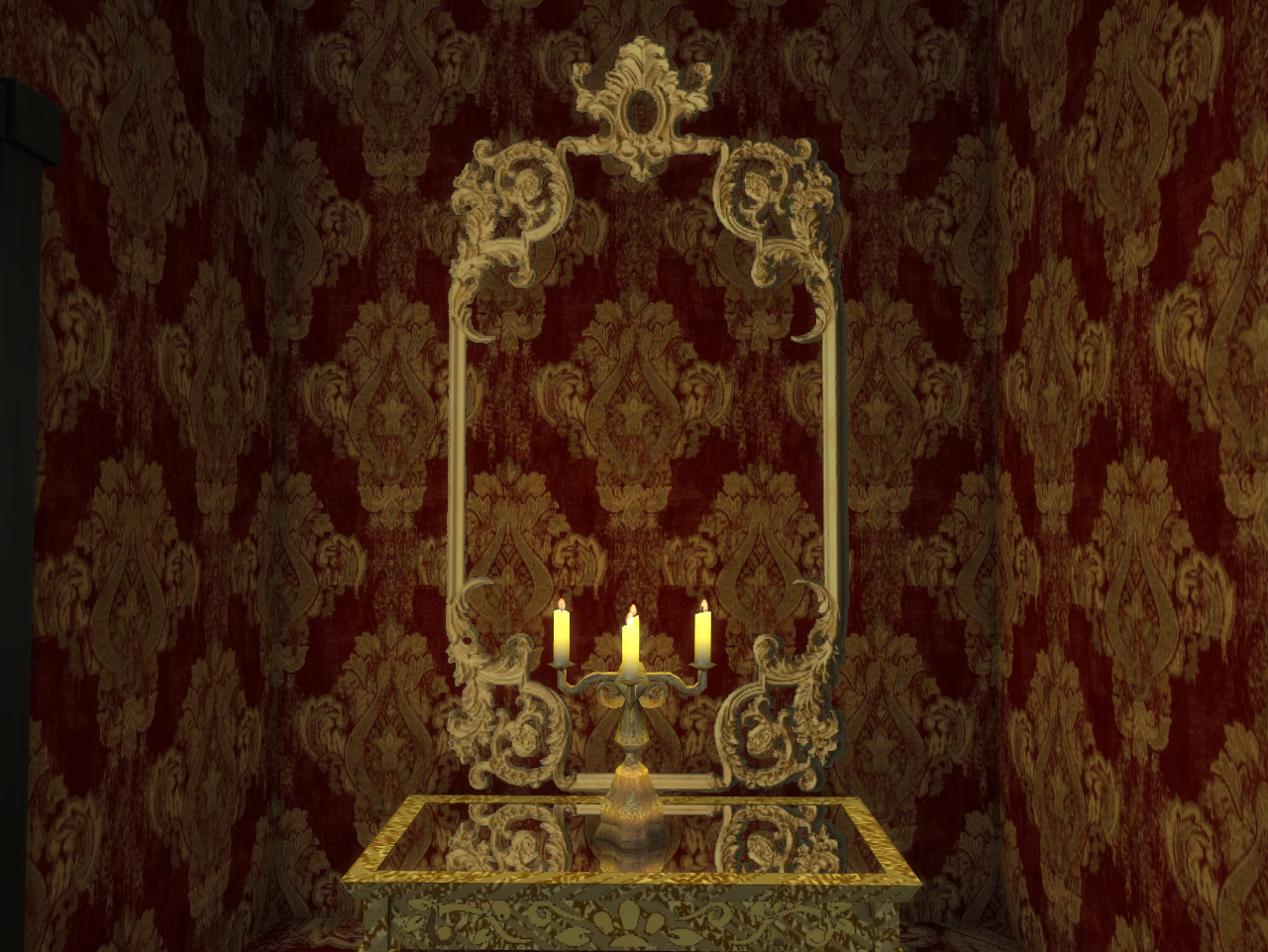 Anna Quinn Stories: Golden Frames For Walls For SIMS 4