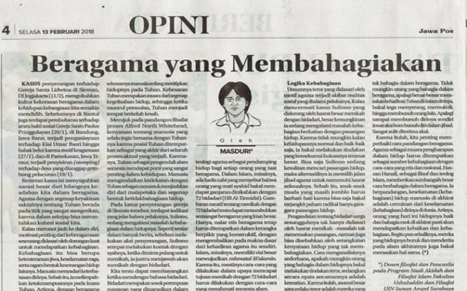 Mata Pena: Jenis, Karakteristik dan Fungsi Teks Opini dalam Media Cetak