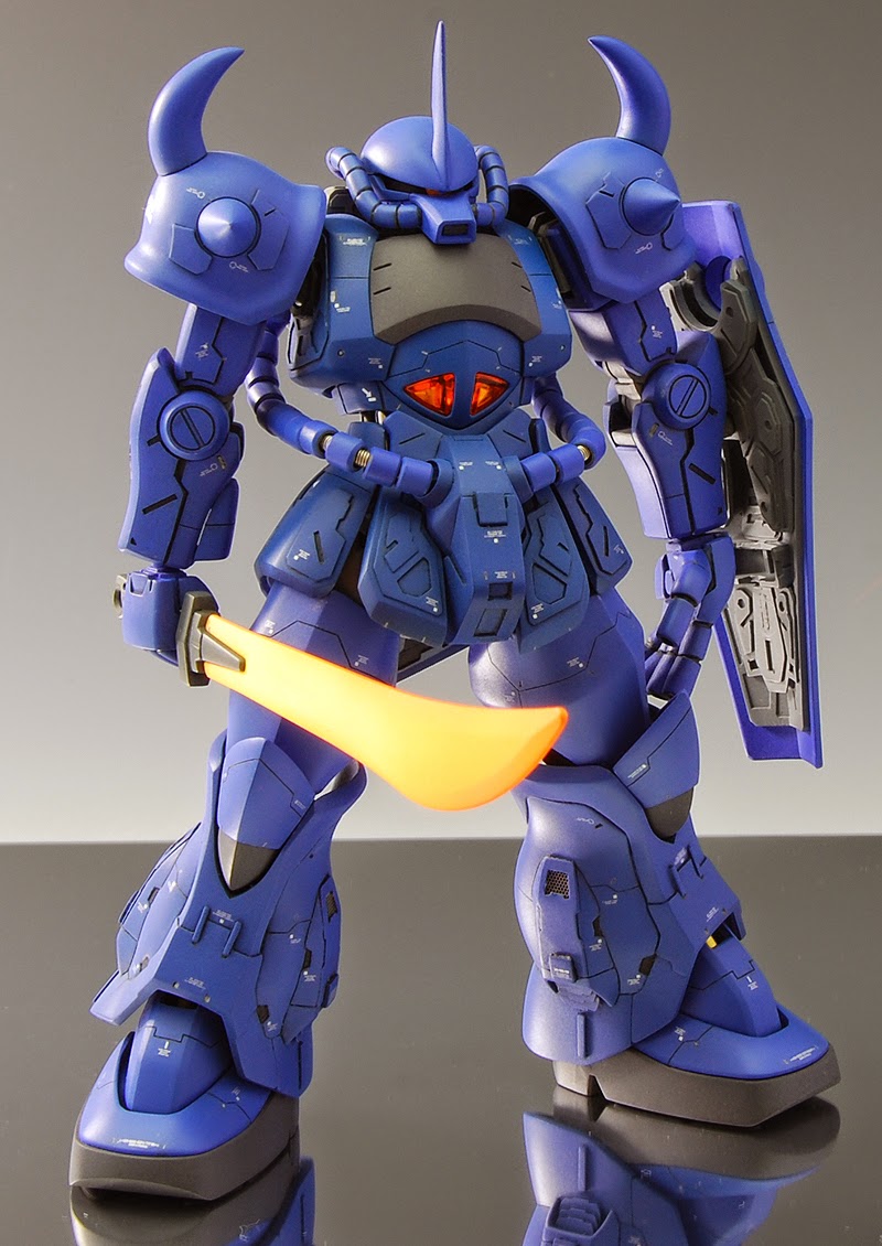 GUNDAM GUY: 1/144 MS-07B Gouf/Dodai YS - Customized Build