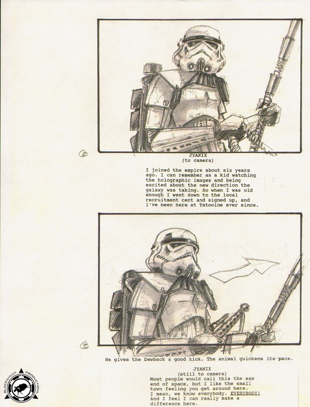 'Star Wars' Fan Film 'Troops' Storyboards By Eric Hilleary and Dave Max ...