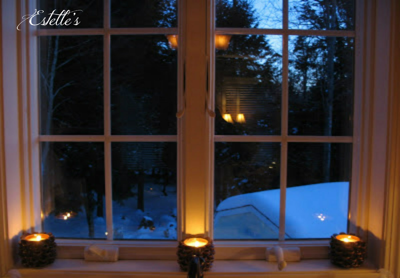 Estelle's: OUR MAINE HOUSE KITCHEN...A LOOK BACK AT WINTER