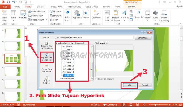 2 Cara Membuat Hyperlink di Microsoft Power Point - Bagiinformasi