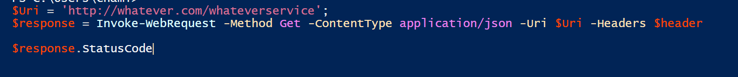 Adventures in DevOps: Get Response Status Code with PowerShell Invoke ... Adventures in DevOps: Get Response Status Code with PowerShell Invoke ...