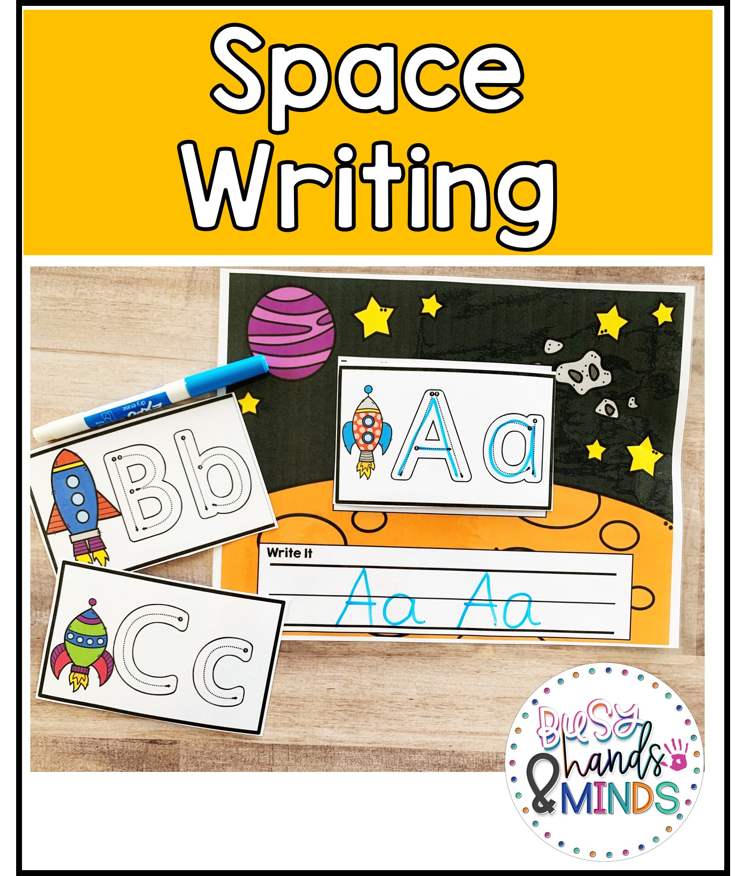 Space Preschool Theme | Busy Hands and Minds